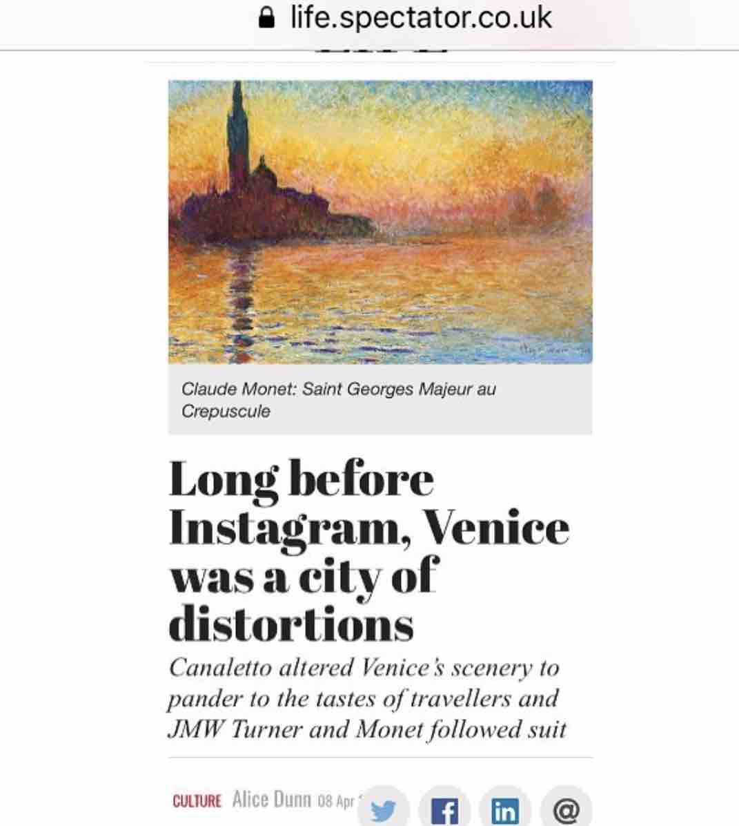 Venice in Art | Alice Dunn