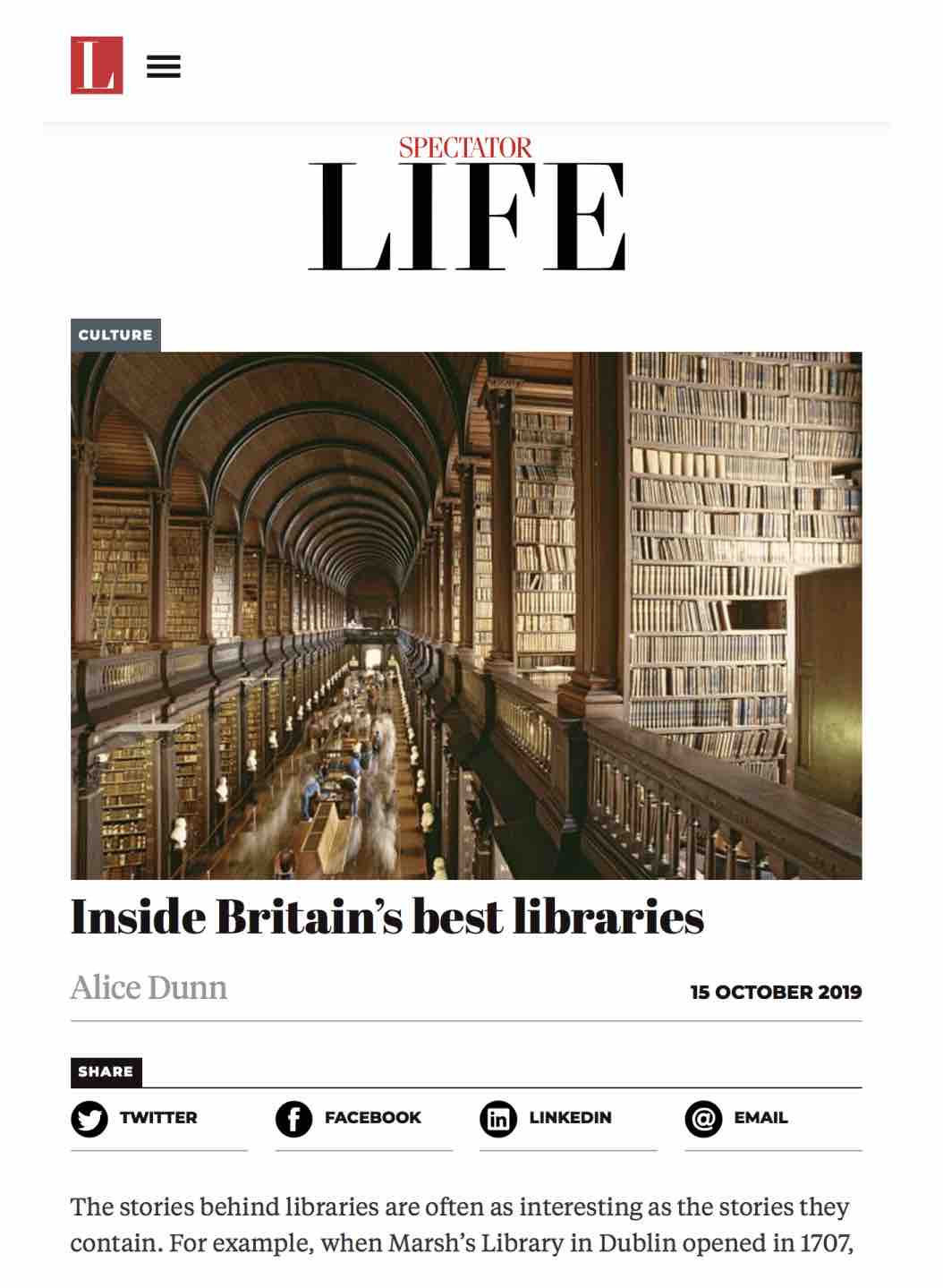 Inside Britain’s Best Libraries | Alice Dunn