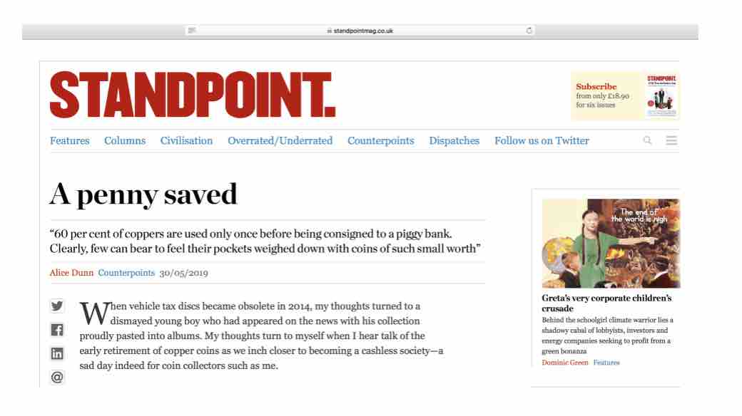 Coins Feature | Alice Dunn